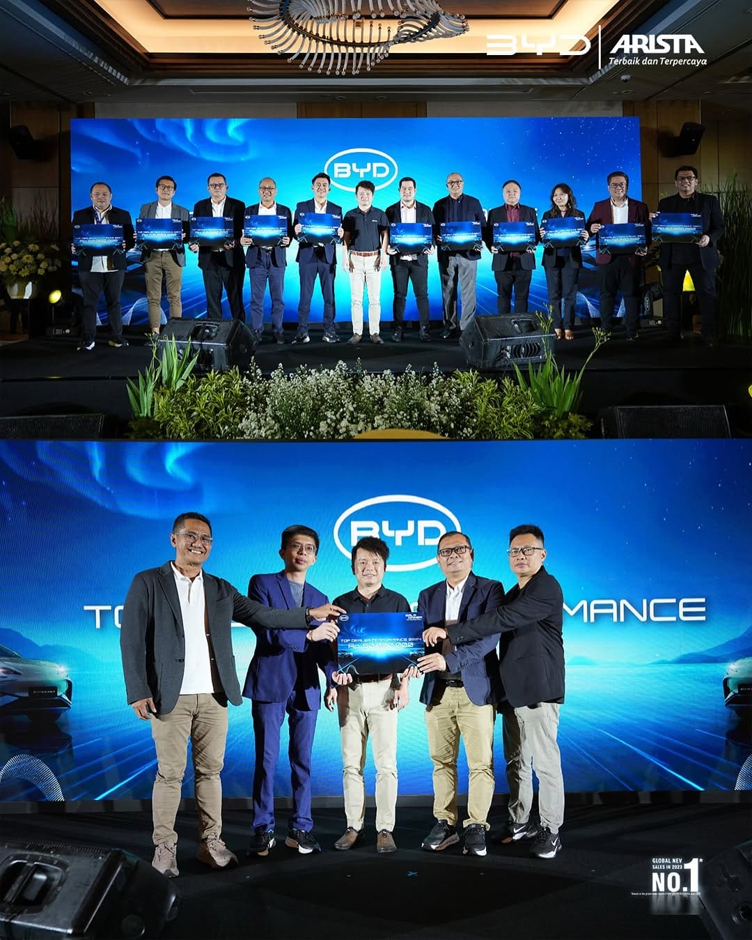 Penghargaan BYD Arista di BYD Dealer Conference 2025 - Arista